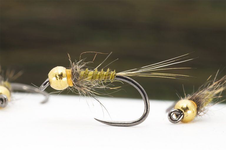 Olive Gold Baetis Nymph - Fly Tying