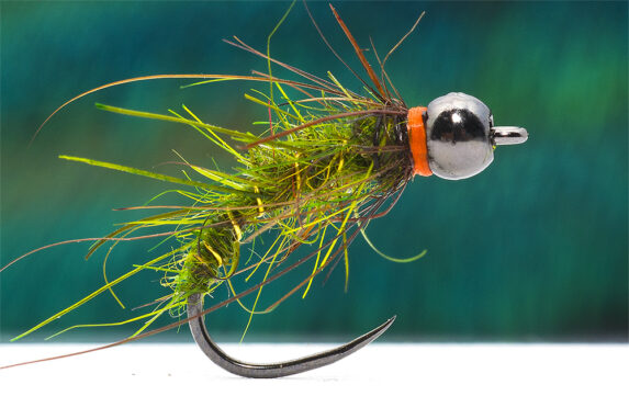 Green Nutria Caddis Bug Nymph - Fly Tying