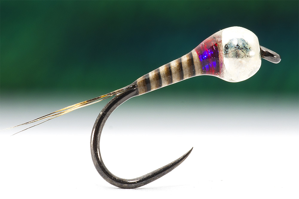 Peacock Quill Perdigon with Purple Hot Spot