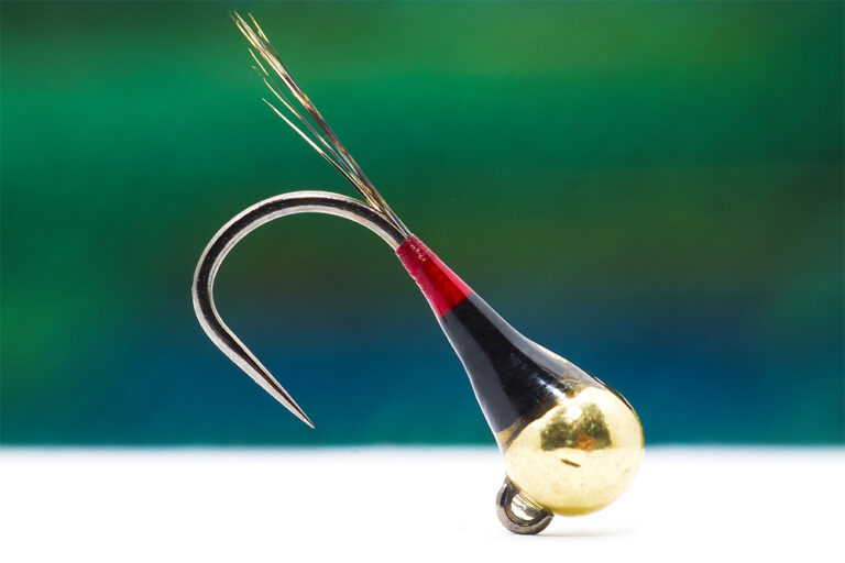 Video -Tying a Black and Hot Red Perdigon - Fly Tying