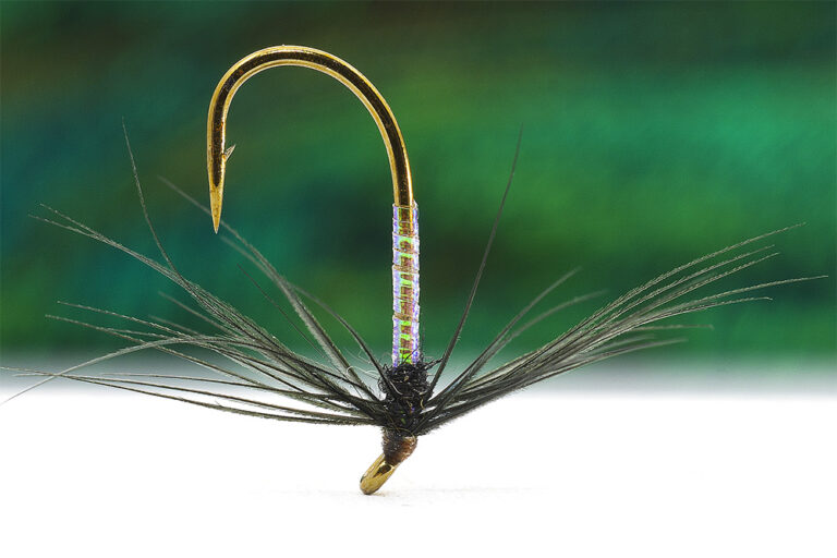 Black and Pearl Wet Fly - Fly Tying